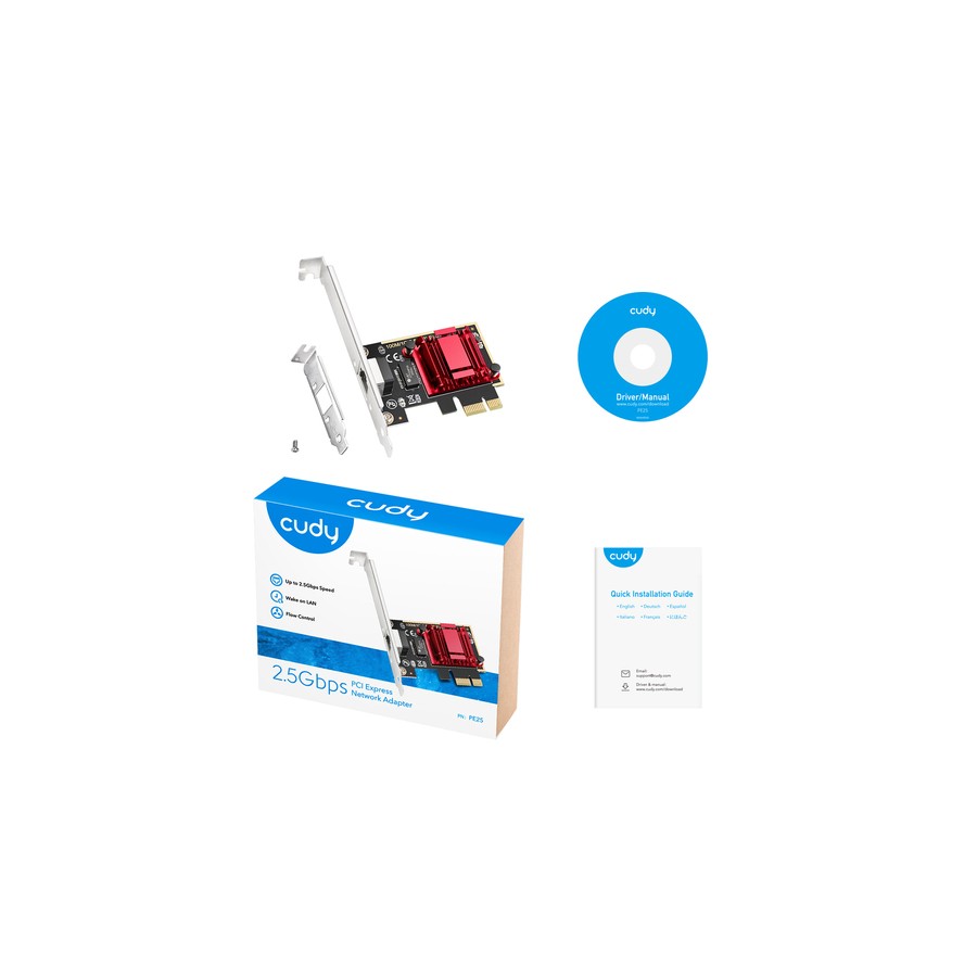 WIRELESS LAN PCI-E CUDY 2.5G PCI EXPRESS ADAPTER - PC Montajes